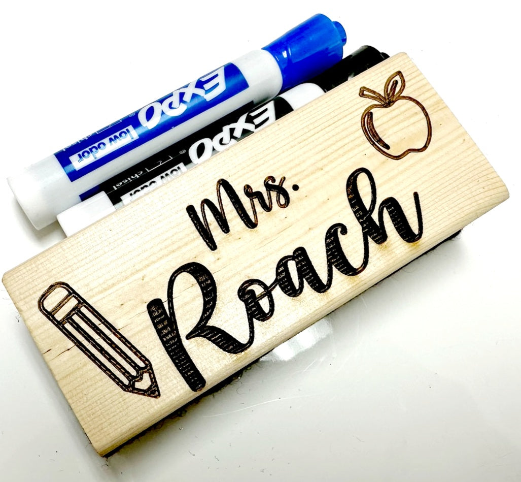 Engraved Teacher Eraser gift set – Tiny Love Creations
